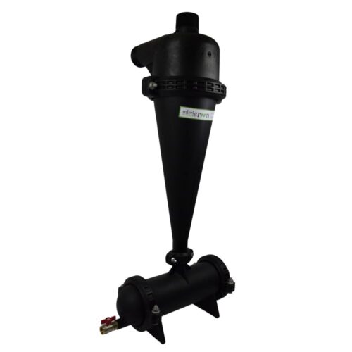 Hydrocyclone sand separator, manual purge, 3 inches - mirrigreen.com